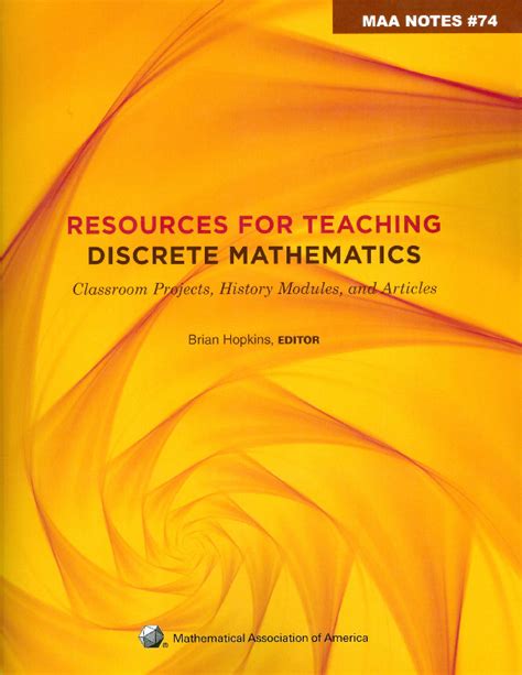 Resources For Teaching Discrete Mathematics Pdfepub Version Downloadable Download Feetlux Store