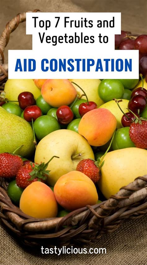 Top 7 Fruits And Vegetables To Aid Constipation Tastylicious Green