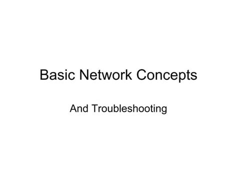 Computer Network Basic Concepts Ppt Computer Network Basic Concepts Ppt