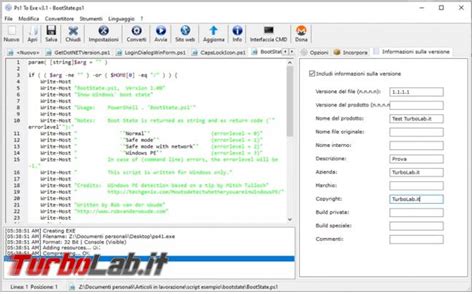 Come Convertire Script Vbs O Ps1 In File Eseguibili Exe Turbolabit