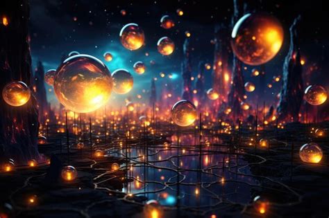 Premium Ai Image Orbit Of Universe Colourful Abstract Background Generative Ai