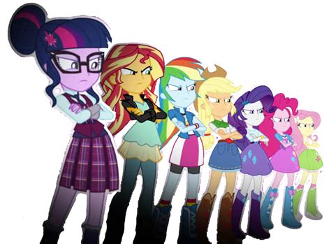 The Human Mane 7 By 76859thomasreturn On Deviantart