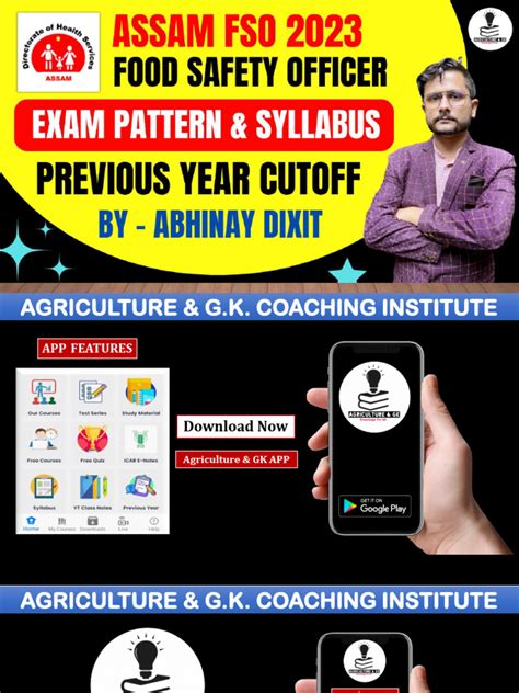 Assam Fso Syllabus Pdf English Language Food Safety
