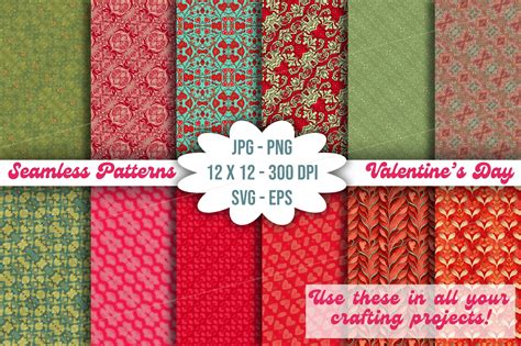 Valentine Seamless Pattern Paper 01 Graphic By Laxgibuu Publishing · Creative Fabrica