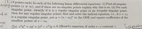 solved 1 3 points each in each of the following linear