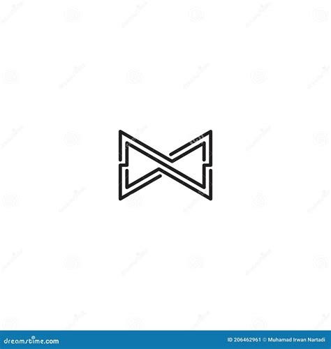 Infinity Symbol Triangle Line Logo Icon Vector Stock Vector
