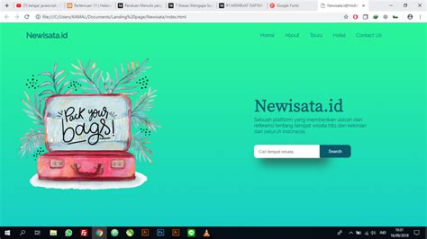 Contoh Codingan Halaman Web Menggunakan Html Css Dan Js Siswa Modern