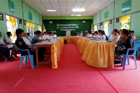 မောက်မယ်မြို့နယ်၌၂၀၂၄−၂၀၂၅ ဘဏ္ဍာရေးနှစ်အတွက် အဆိုပြုလုပ်ငန်းညှိနှိုင်း အစည်းအဝေး ကျင်းပ