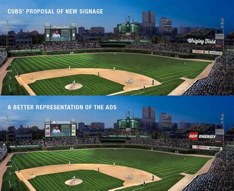 New Outfield Advertising Signs At Wrigley Field The Chicag Flickr