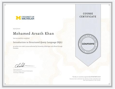 Mohamed Arsath Khan M On Linkedin Sql Completed