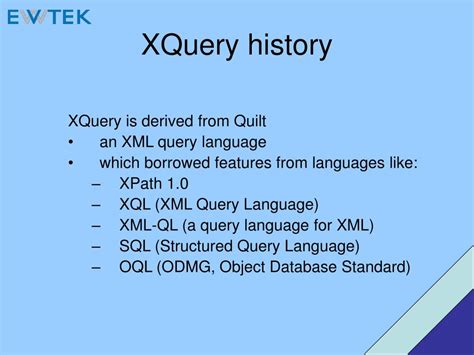 Ppt Xquery How To Handle Databases With The Xml Standard Powerpoint