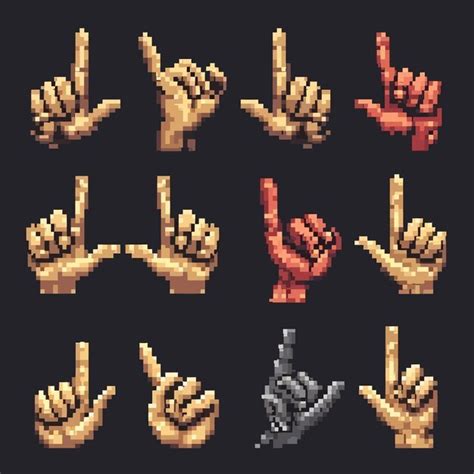 указательный палец | Премиум векторы