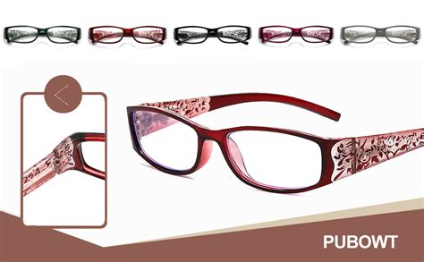 Pubowt Reading Glasses For Women Blue Light Blocking