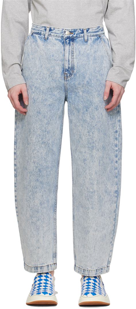 Blue Significant Tag Jeans By Ader Error On Sale
