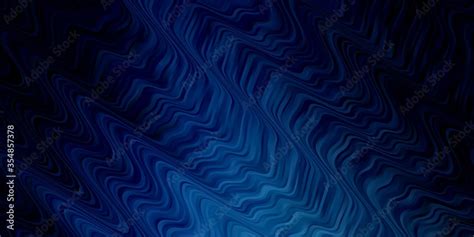 Light Blue Vector Background With Curved Lines Bright Illustration With Gradient Circular Arcs