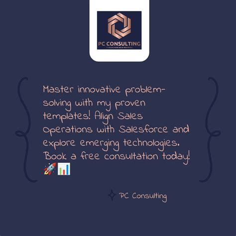 Consulting Salesforce Innovation Crmcustomization Pcconsulting Veronica Hugh⚙️