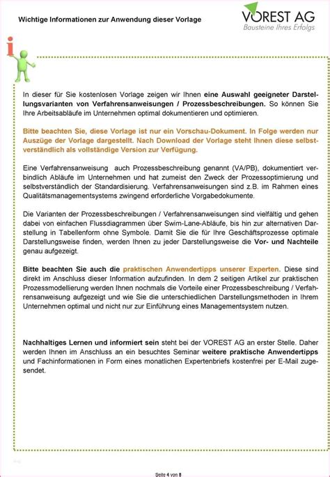 Prozessbeschreibung Vorlage Kostenlos