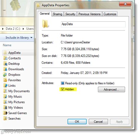 How To Display Hidden Files And Folders In Windows 7