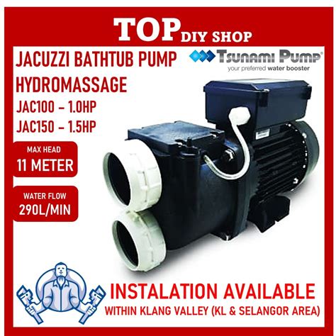 Tsunami Jacuzzi Pump Jacuzzi Hydromassage Bathtub Pump 2inlet And Outlet