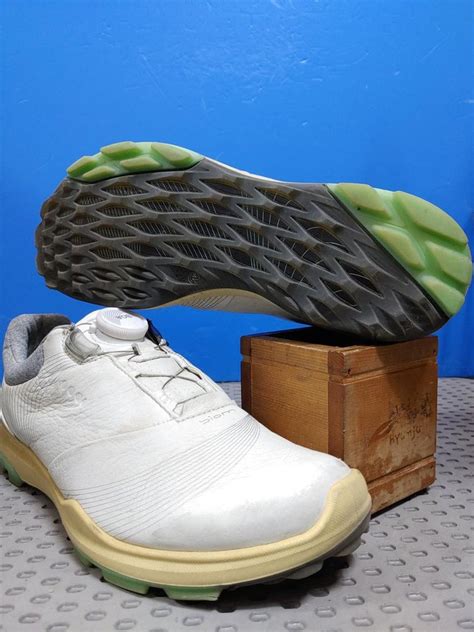 Ecco에코 천연 야크가죽 고어텍스 보아 골프화eu3 세컨웨어