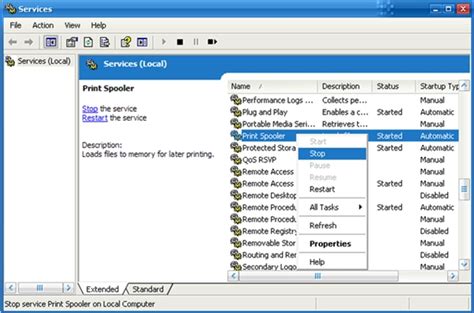 Spoolsv exe Aplication error กบการแกไข วธแก print spooler Com250