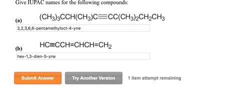 Solved Give The Iupac Name For The Following Structure Ch3 Cheggcom Images