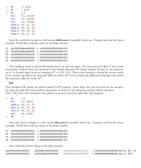 Lab D Integer Multiplication And Division Floating