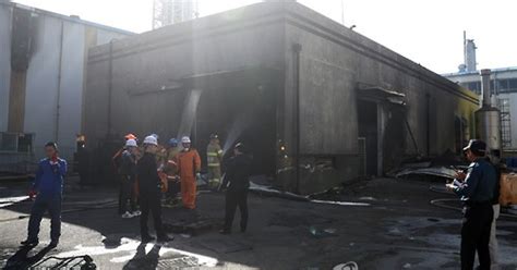 울산 온산공단 폭발사고 현장
