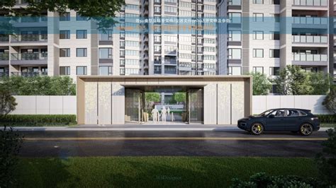 现代居住区lumion景观效果图 Lumigo