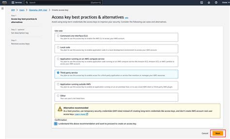 Access Keys With Iam User Method Opsramp Documentation