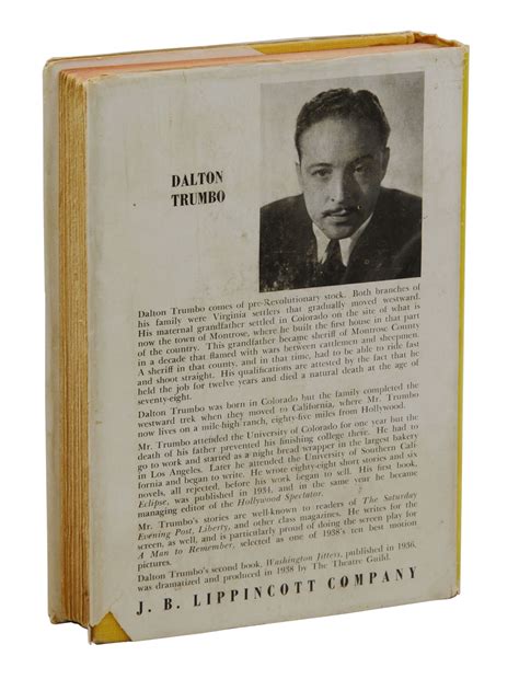 Johnny Got His Gun by Trumbo, Dalton: (1939) First edition. | Burnside ...
