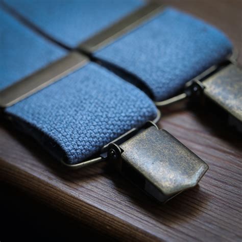 Antique Brass Clip Braces Silver Furbellow And Co