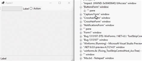Toolstripcontrolhost With A Custom Control Freezes Uia Clients · Issue