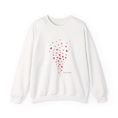Tiny Heart Confetti Crewneck Tiny Heart Design Heart Pattern Shirt