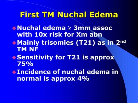 Ppt Ultrasound Detection Of The Chromosomal Abnormalities Powerpoint