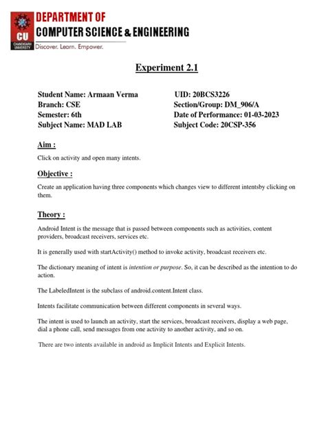 exp 4 mad lab armaan verma pdf android operating system