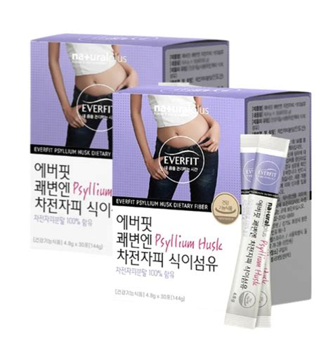 쾌변엔 차전자피가루 식이섬유 분말 대장활동 30포2통 질경이씨 고농축 식이섬유많은음식 제품 섬유질 티몬