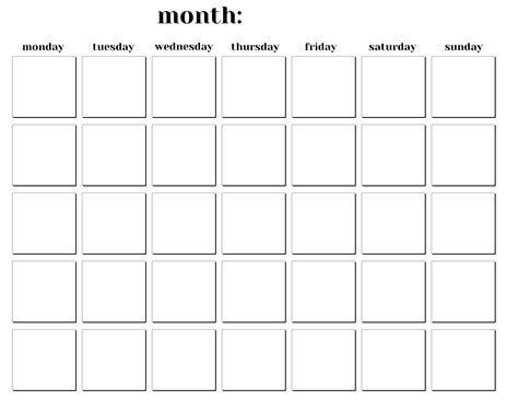 85 X 11 Printable Calendar Printable Calendar 2025