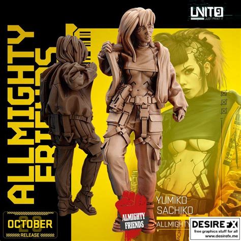Desire Fx 3d Models Allmighty Friends Yumiko Sachiko 02 3d Print