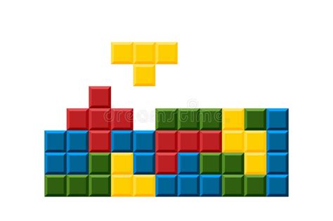 Retro Video Game Tetris Stock Illustrations 1 634 Retro Video Game