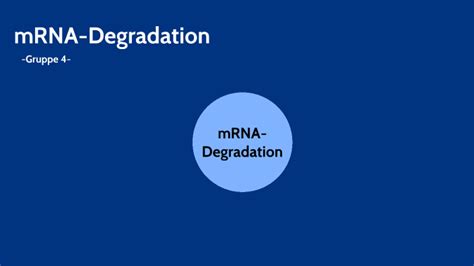 Mrna Degradation By Asya Polat On Prezi