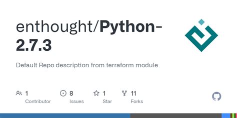 Github Enthought Python Default Repo Description From Terraform Module