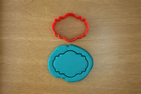 Fancy Vintage Plaque Cookie Cutter Style 8 Etsy