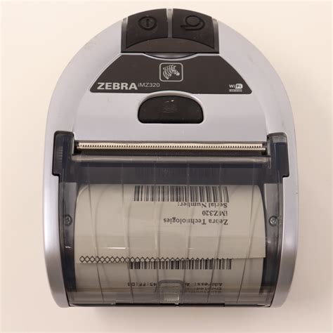Zebra Imz320 Mobile Thermal Printer Wifi Bluetooth M3i 0un00010 00