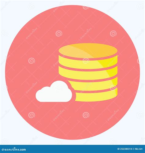 Icon Database Management Suitable For It Services Symbol Flat Style Icon Database Management Suitable For It Services Symbol Flat Style