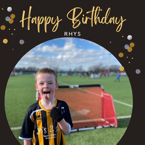 🥳🖤💛🎂 Happy Birthday Rhys Gairdoch United Fc 2015s