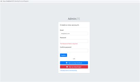 C Problems With Registration Identityuser Stack Overflow