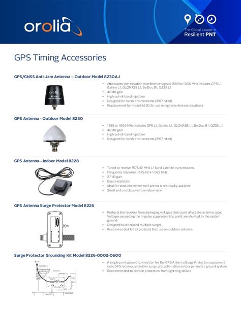 gps timing accessories safran navigation and timing