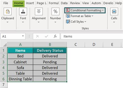 Conditional Formatting Based On Another Cell Value Examples
