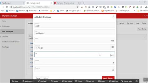 oracle apex 19 1 dynamic action part 25 with english subtitle